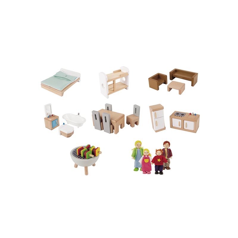 Doll family mansion store