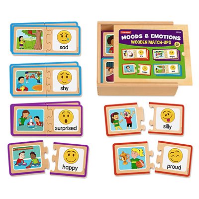 Moods & Emotions Wooden Match-Ups