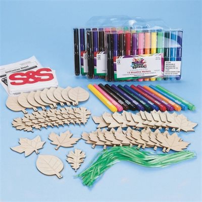 Wood Leaves Craft Kit