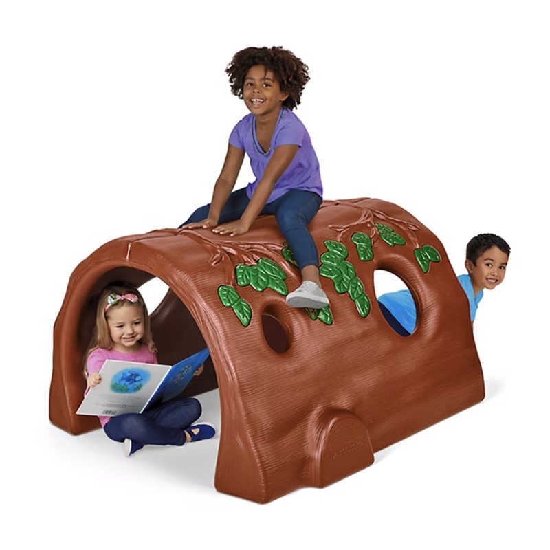 Climb & Play Log Hideaway