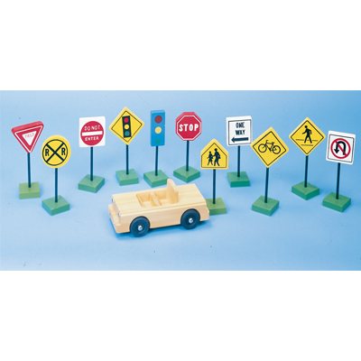 Large Wooden Traffic Signs