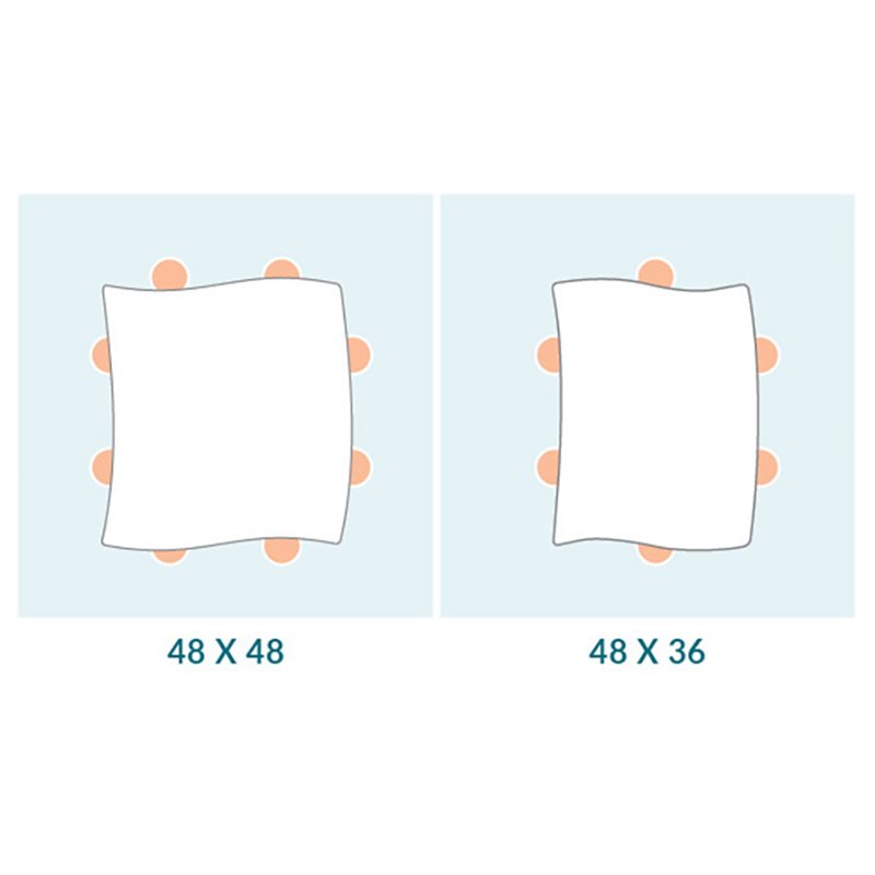 Natural Pod™ Reach Table - Curved Sides - Adjustable Legs - Fusion ...