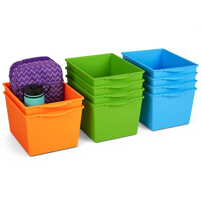 Flex-Space Storage Bins-Set of 10