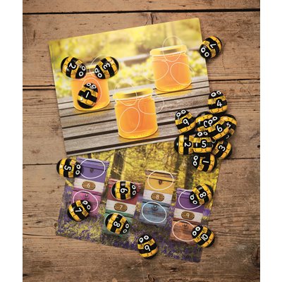 Honey Bee Number Activity Cards