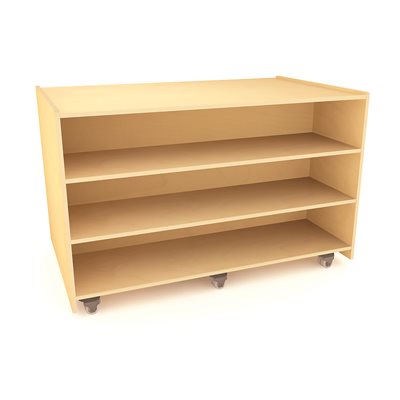 Double-Sided Mobile Storage Unit- With 12 Trays